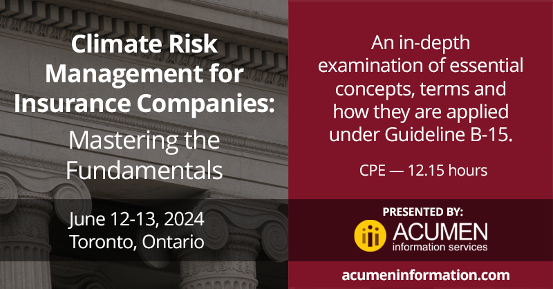 Form - Climate Risk Management for Insurance Companies - Mastering the ...